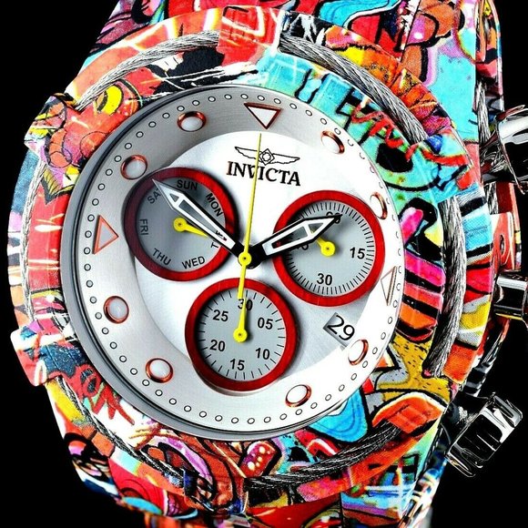 Invicta | Accessories | Invicta Bolt Zues Grafitti Swiss Watch Flask ...